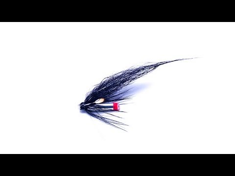 Fly Tying Black & Silver Atlantic Salmon fly - YouTube