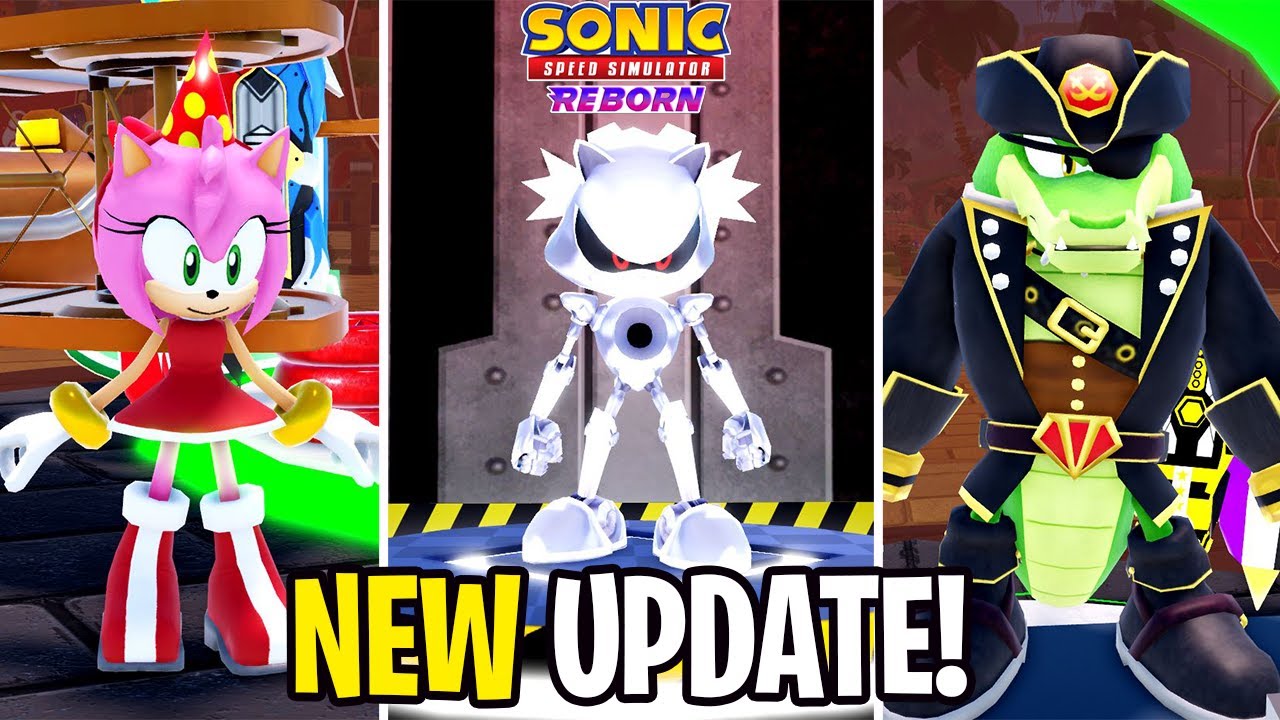 Unlock Chrome Metal Sonic, Party Amy & Captain Vector! (Sonic Speed ...