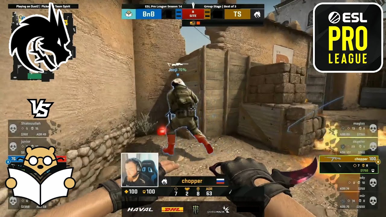 Сетка лузров - Spirit vs Bad News Bears | ESL Pro League Season 14 ...