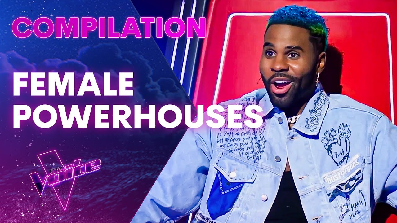The Most Powerful FEMALE VOICES on The Voice - YouTube