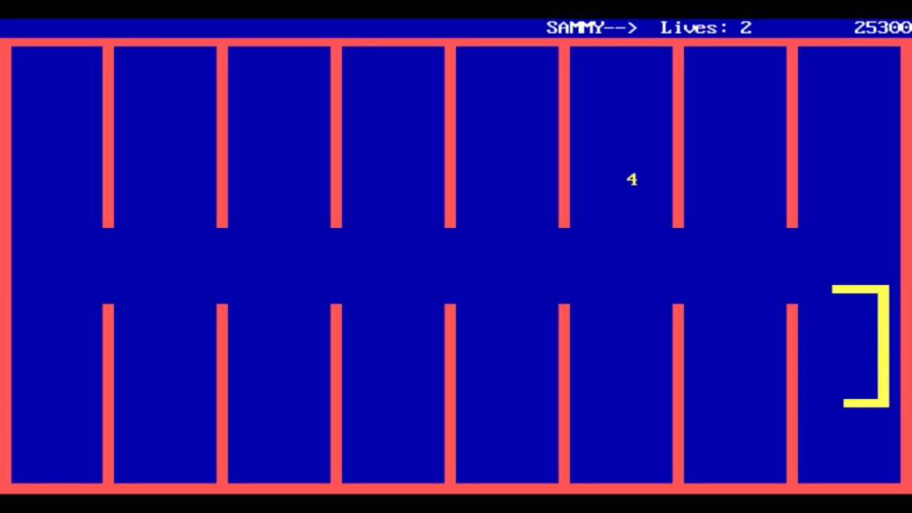 QBASIC Nibbles (1990) Old School Gaming with Combat Micah - YouTube