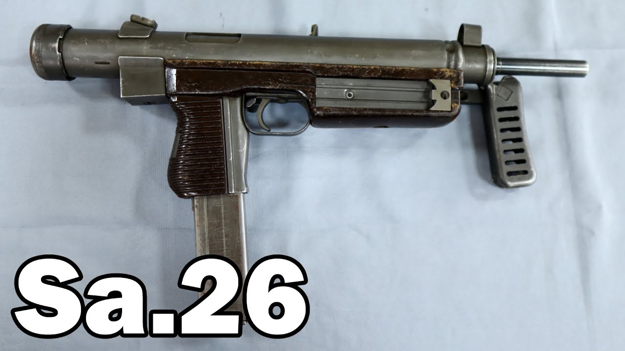 Sa vz.26 – Un Pistolet-Mitrailleur Innovant - YouTube