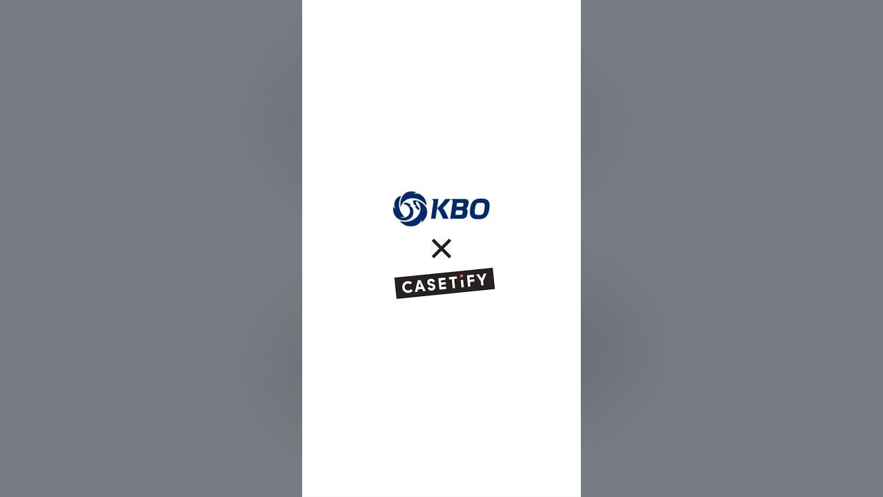 KBO x 케이스티파이 출시🏟⚾ - YouTube