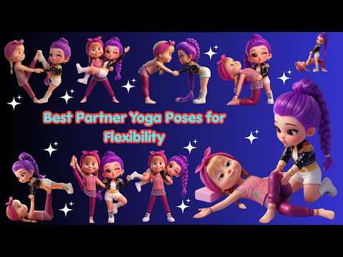 Best Partner Yoga Poses for Flexibility 🤸‍♀️ | Fun 2-Person Yoga Challenge