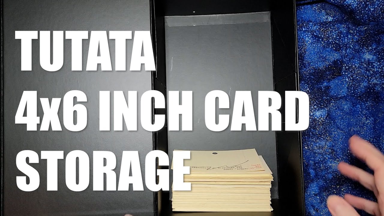 Tutata 4x6 Inch Card Storage Review for 3x5 Index Cards - YouTube