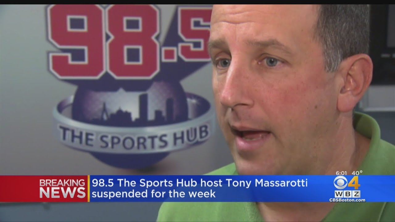 Tony Massarotti suspended by 98.5 The Sports Hub for racially ...