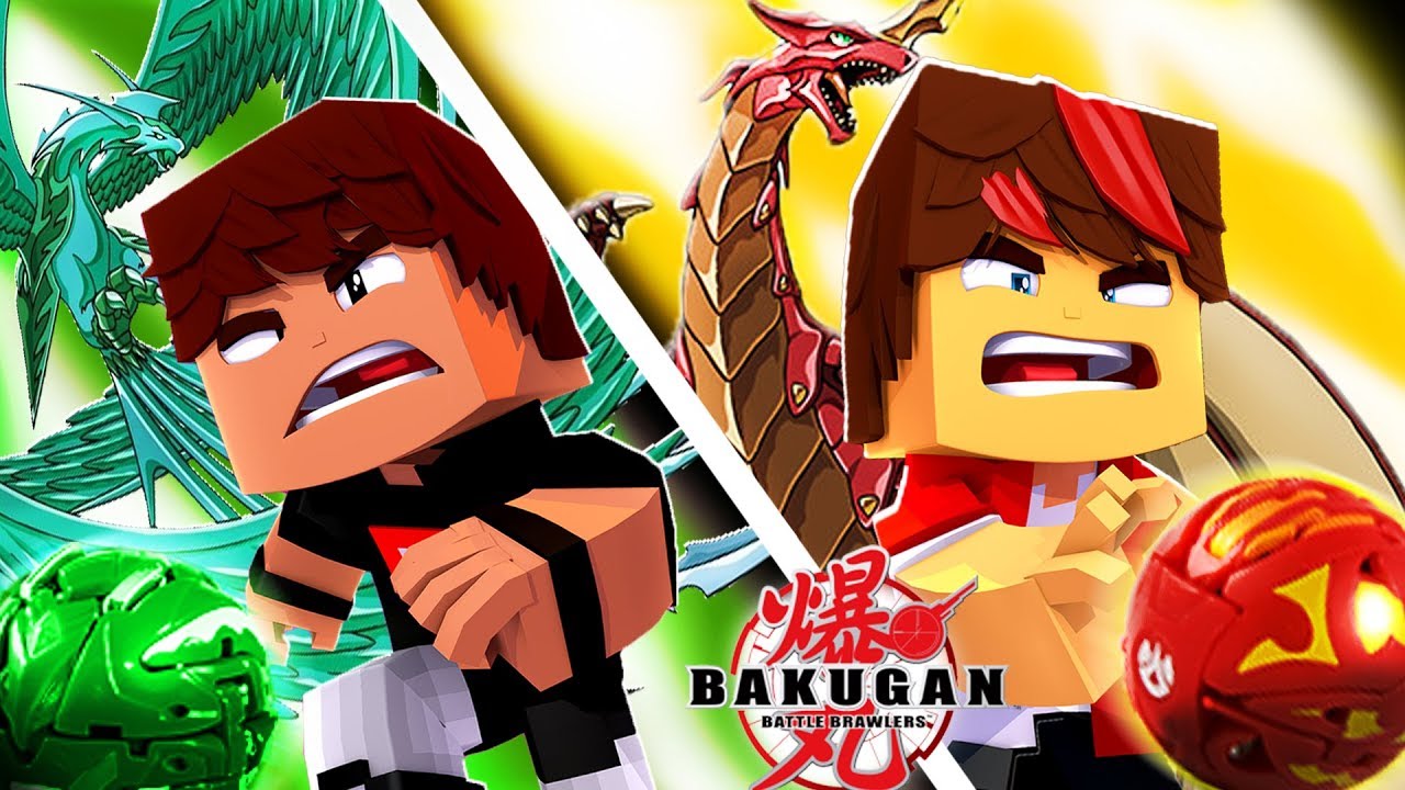 Minecraft: BATALHA DE BAKUGANS !!! - Bakugan #02 ‹ Goten › - YouTube