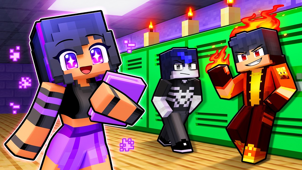 My FIRST DAY at MONSTER HIGH in Minecraft! - YouTube