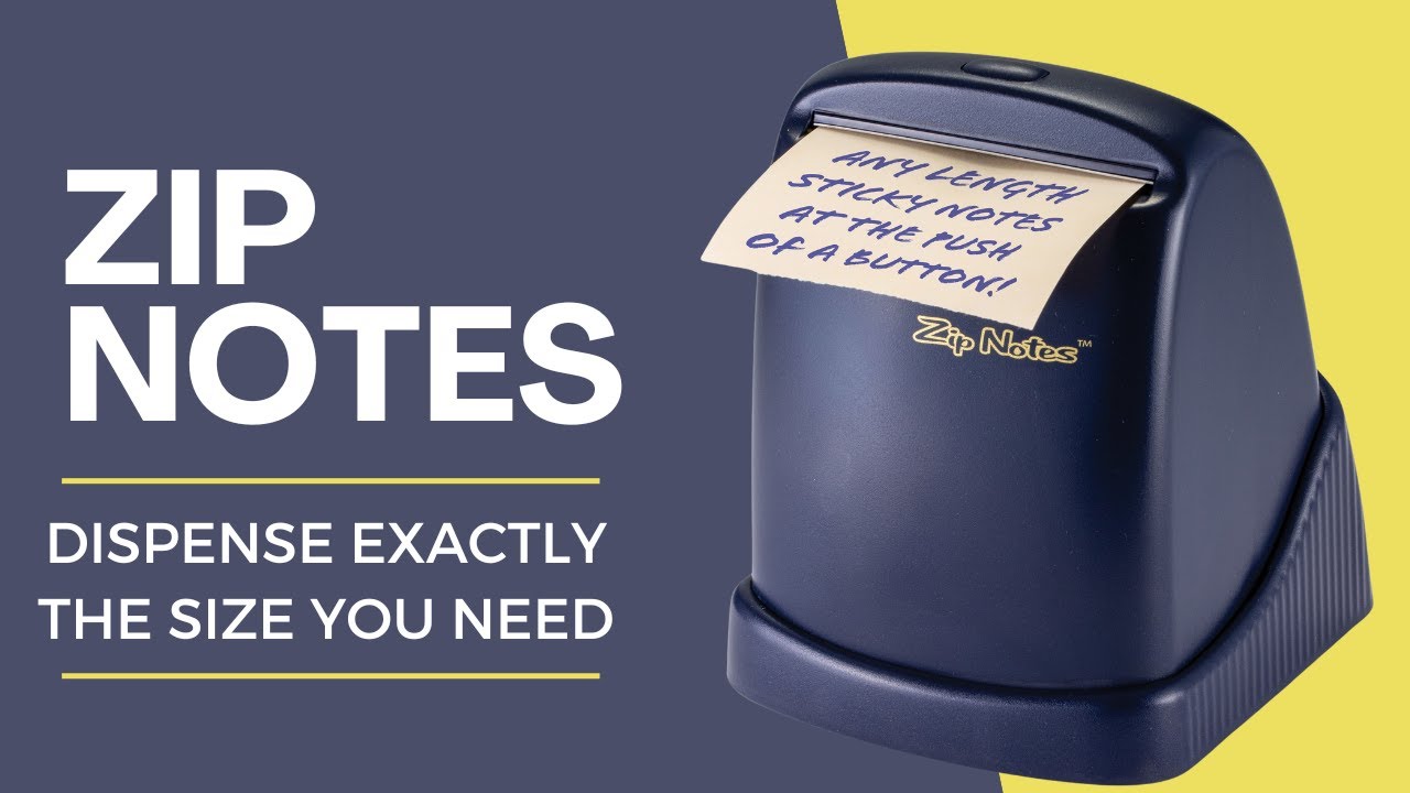 Zip Notes | Great for Jotting Down Quick Ideas, Reminders, or Creative ...