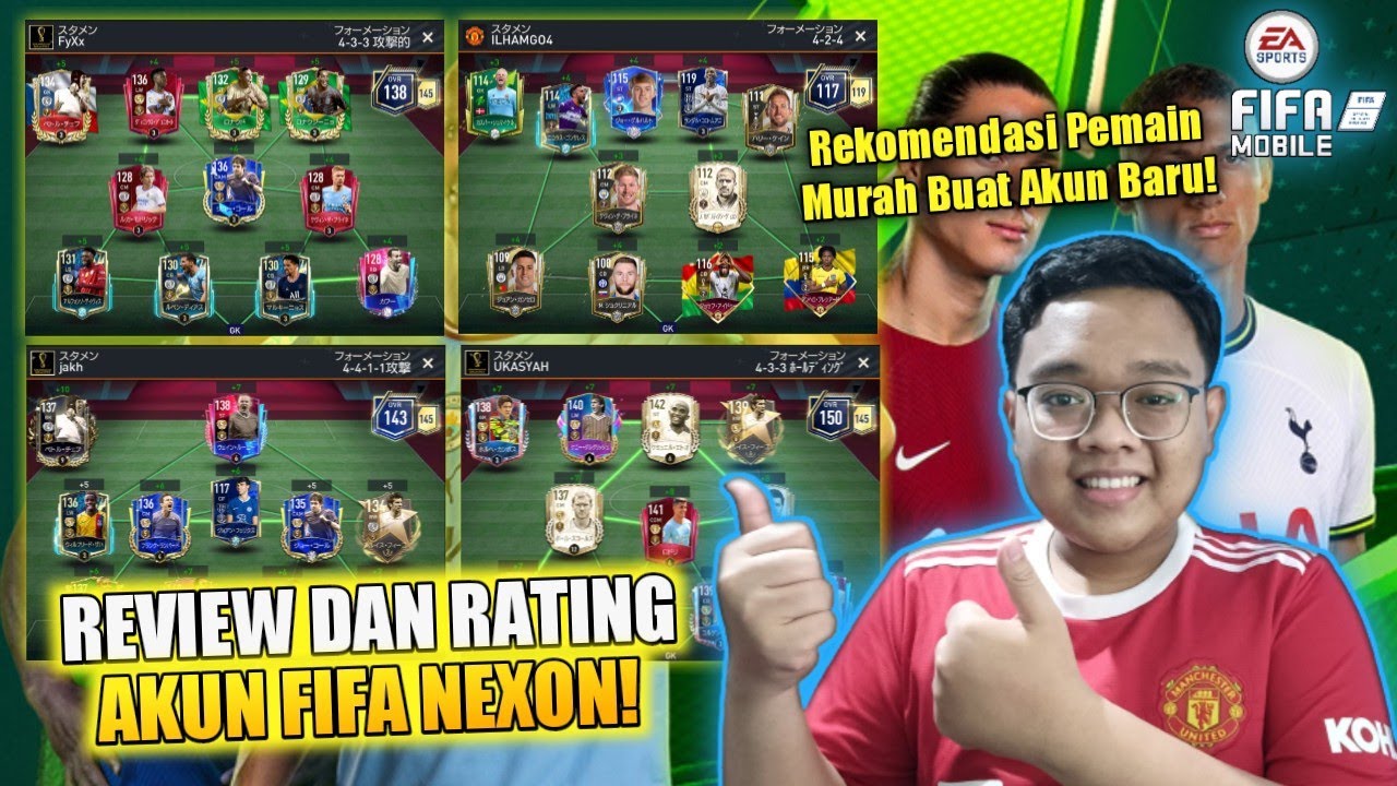 REVIEW DAN RATING AKUN FIFA NEXON PART 37 REKOMENDASI PEMAIN MURAH ...