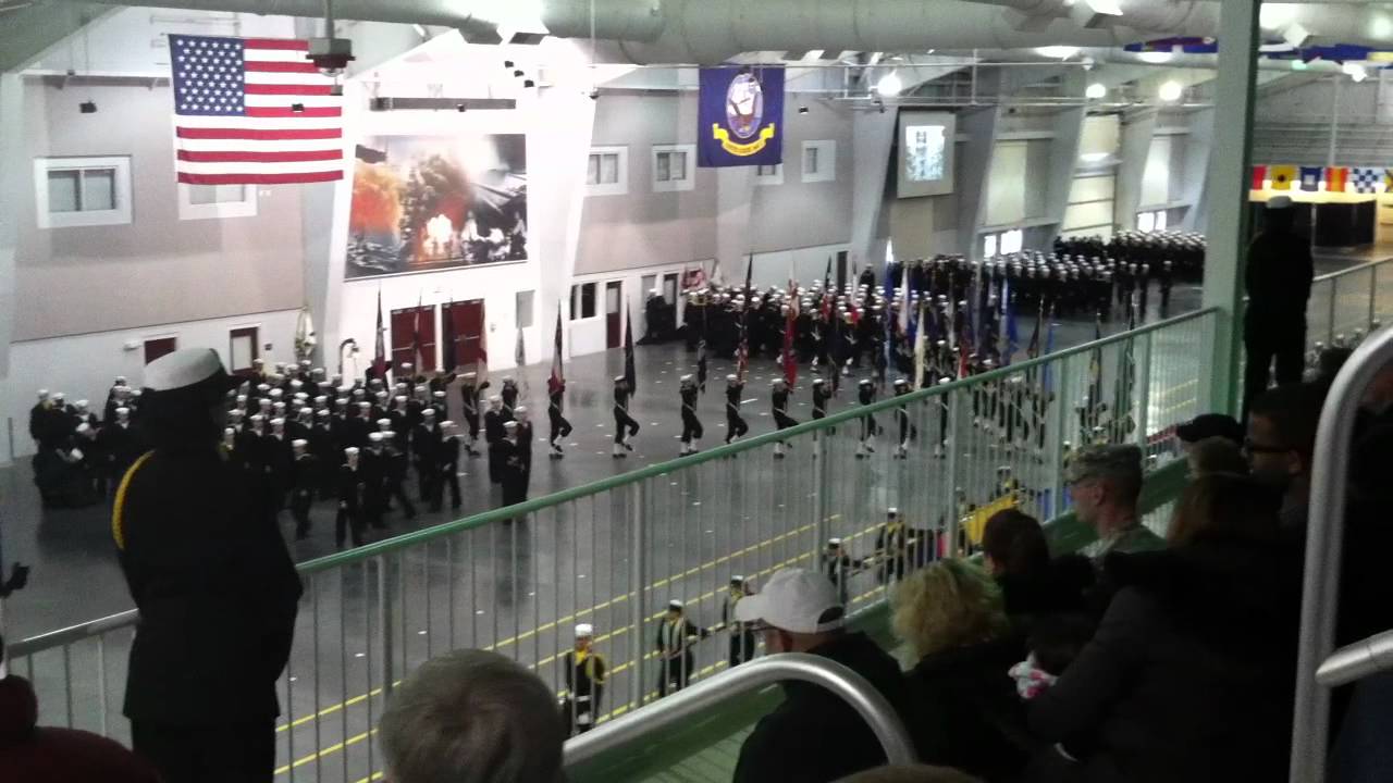 Reviewing the Line and Liberty Call, Navy boot camp graduation 1/27/12 ...