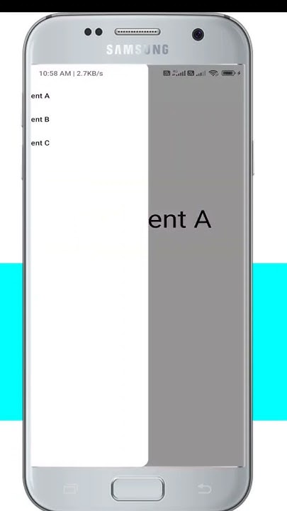 Navigation drawer with Navigation Components. Android Studio Kotlin # ...
