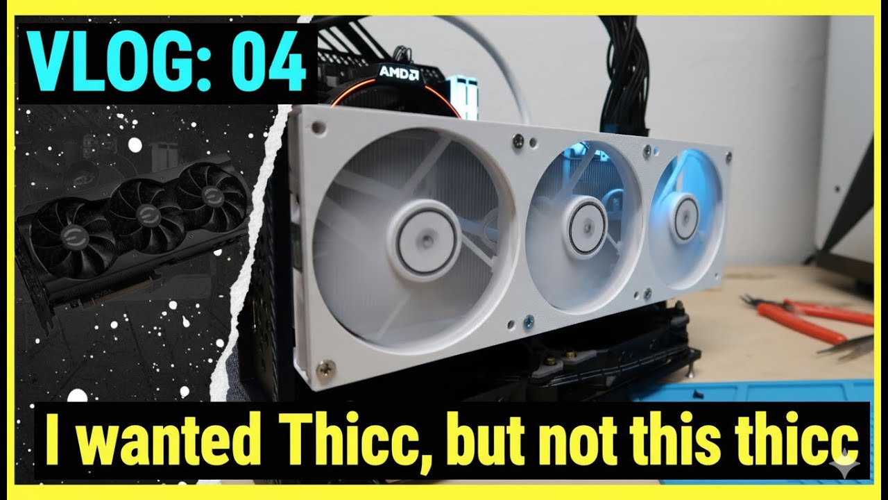 VLOG: 04 - My Custom GPU Shroud is 10mm TOO THICK (CAD FAIL) - YouTube