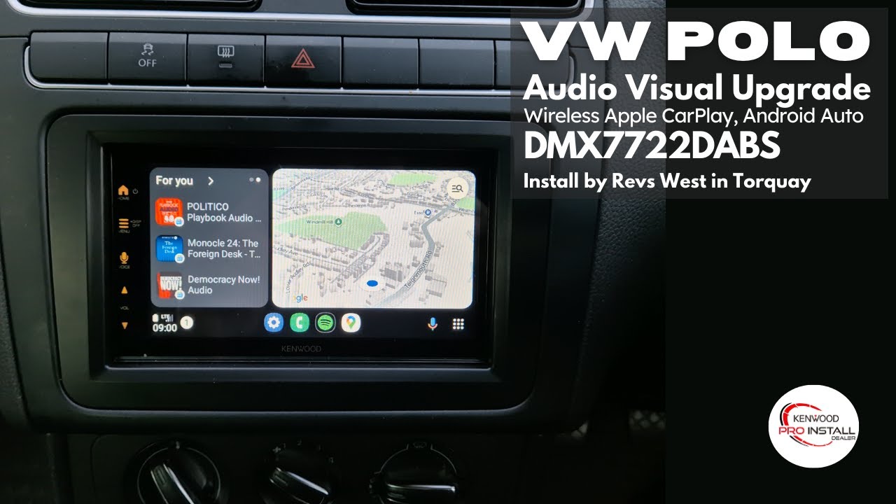 AWESOME VW Polo Goes Wireless Android Auto, CarPlay DMX7722DABS #vwpolo ...