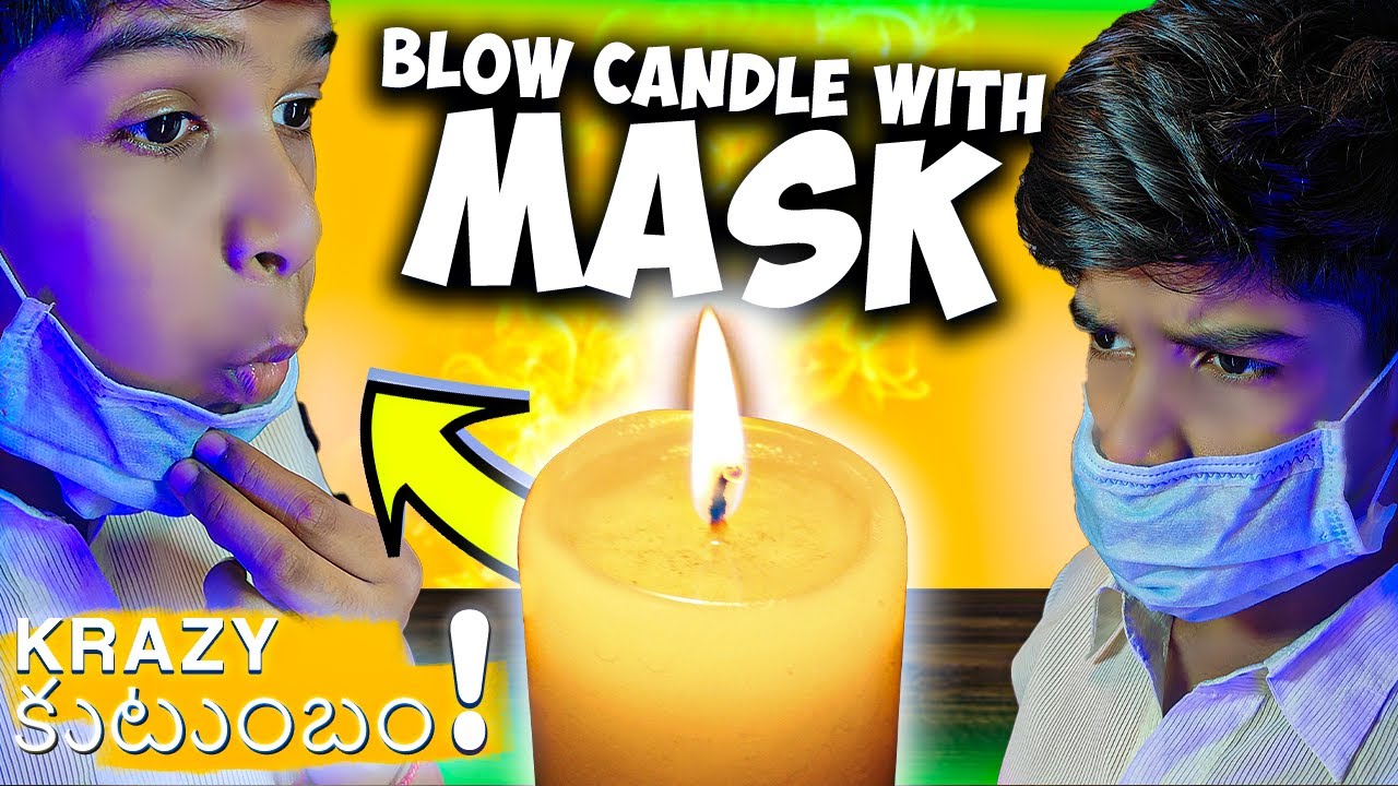 Blow The Candle Challenge With Mask | Who Wins In Blow The Candle ...