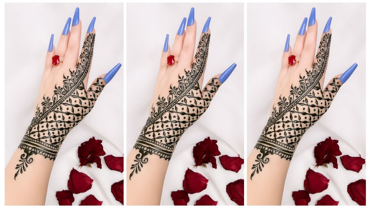 New Stylish Easy Mehndi Designs | Mehandi Ka Design | Bridal Mehndi ...