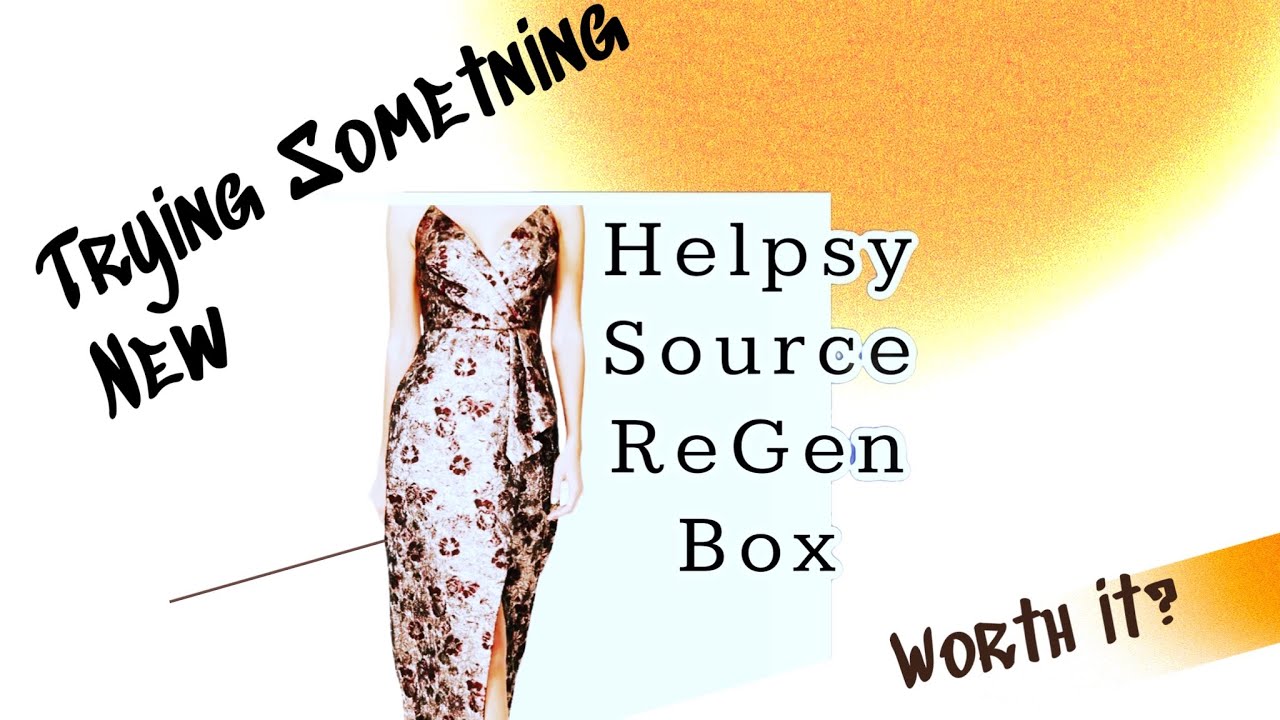 Helpsy Source Unboxing Re/Gen Designer Luxury Items Box - YouTube