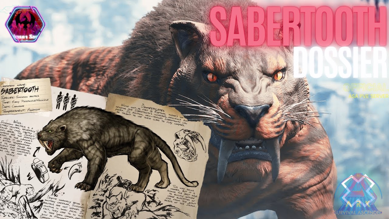 Sabertooth Dossier || Explore Note x Ark Survival Ascended Official PVE ...