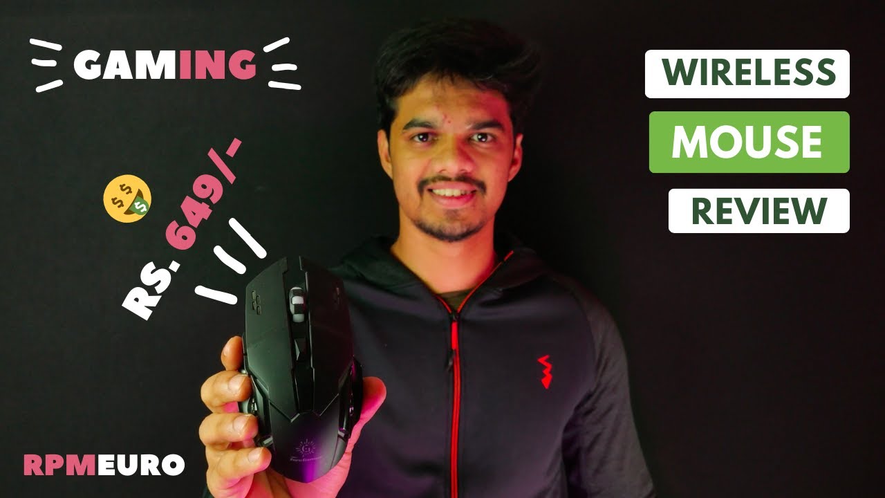 RPM EURO Mouse Review 😍 | Best "WIRELESS GAMING" Mouse Under ₹ 650 🤑 ...