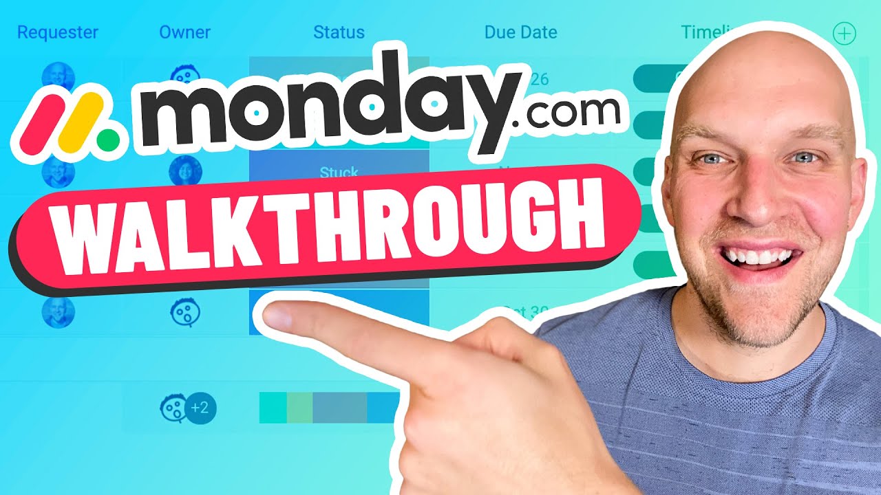 Monday.com Review & Tutorial (Best for New Users 👍) - YouTube