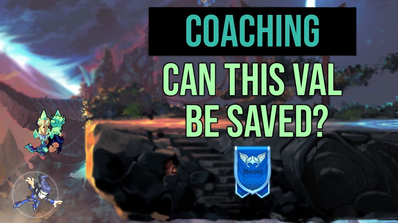 Coaching a Brawlhalla platinum VAL main - YouTube