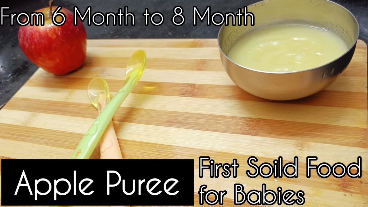 Apple Puree For 6 Month Babies Perfect First Soild Food For Babies apple-puree-for-6-month-babies-perfect-first-soild-food-for-babies