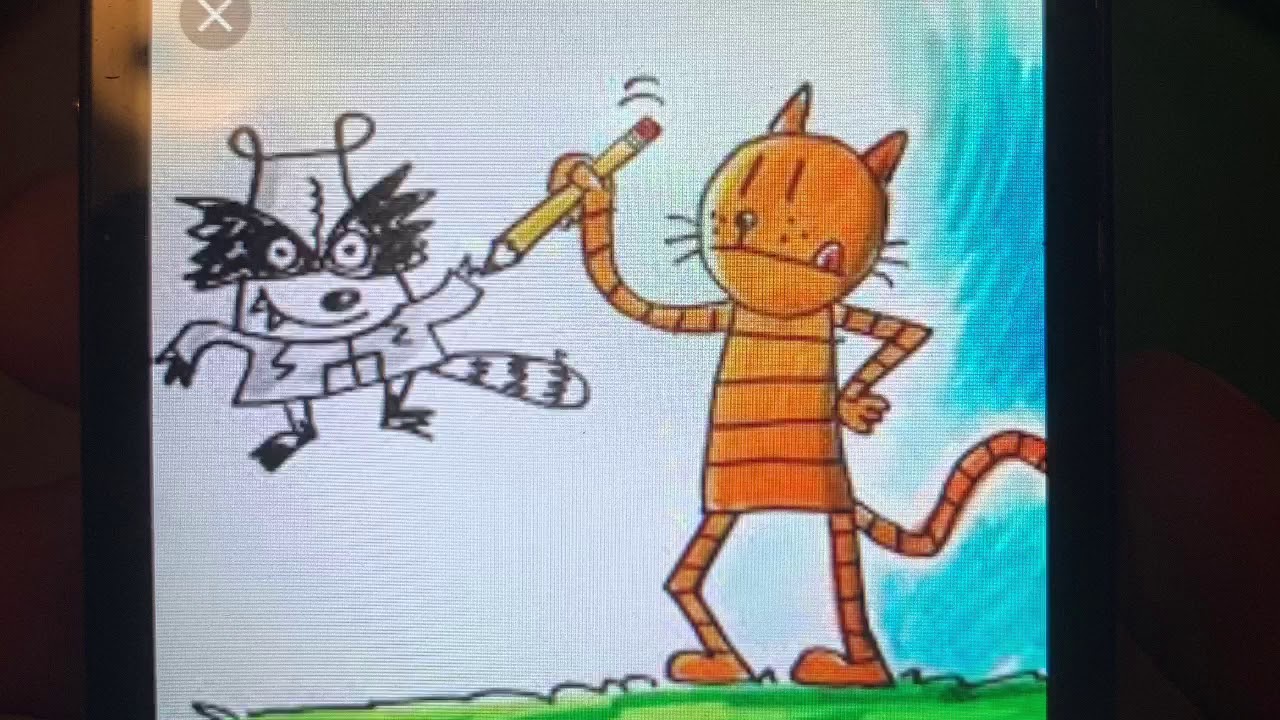 A picture of Petey drawing a picture - YouTube