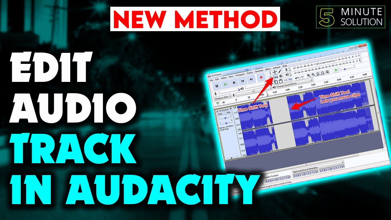 How to Edit Audio Track in Audacity 2024 - YouTube