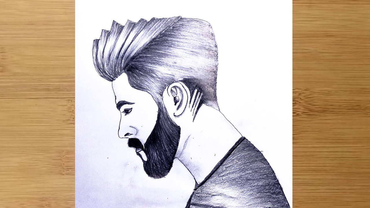 How to draw a boy // Boy pencil sketch step by step - YouTube