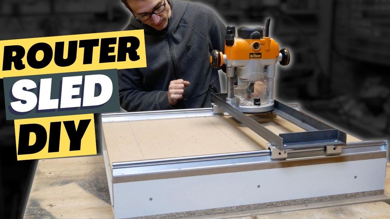 Fabrication d'une table à surfacer DIY - DIY router sled - YouTube