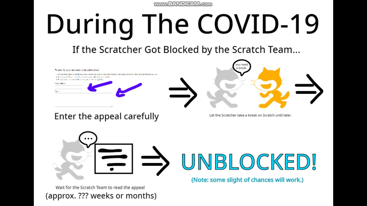 How to get unblocked by the Scratch Team will these steps during the ...