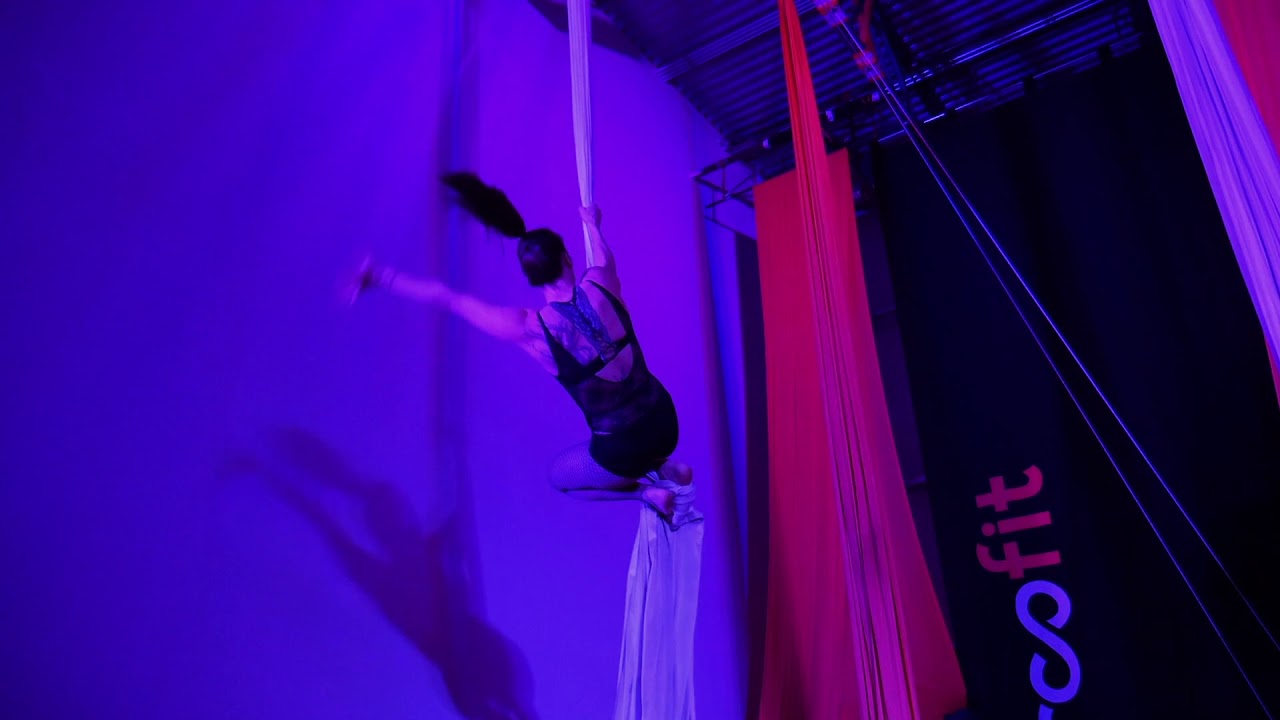 Most Dangerous Game - Angela Power Aerial Silks - YouTube