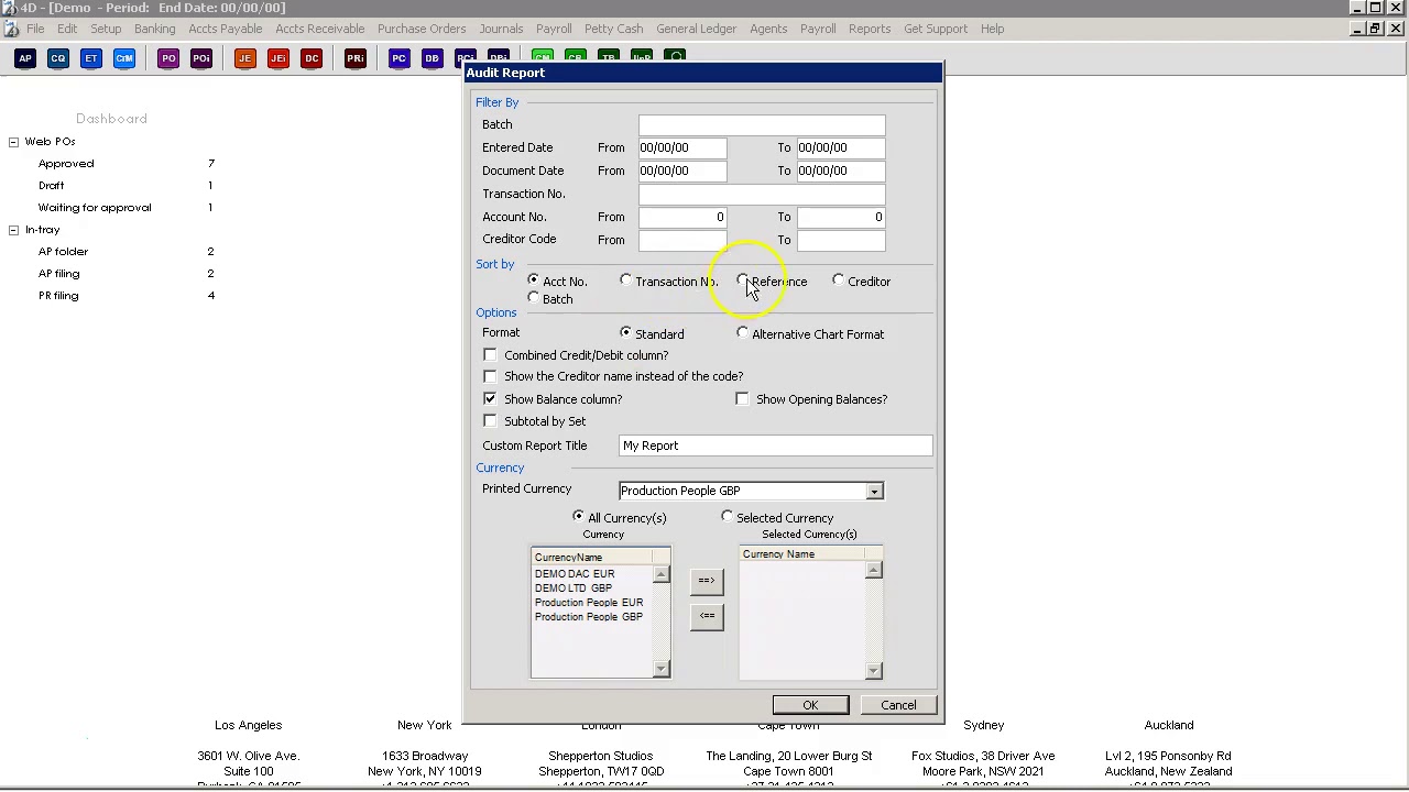 AP How to run an audit report - YouTube