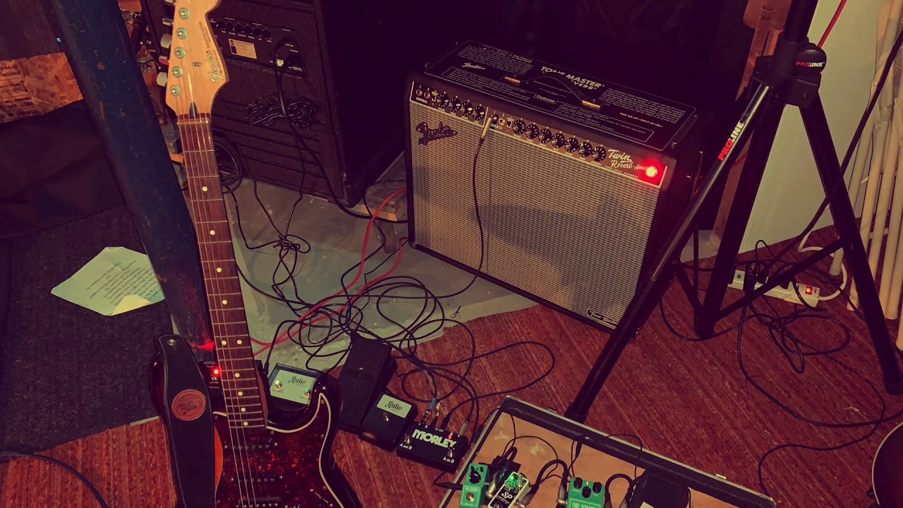 Strat and tone master twin just jammin open C - YouTube