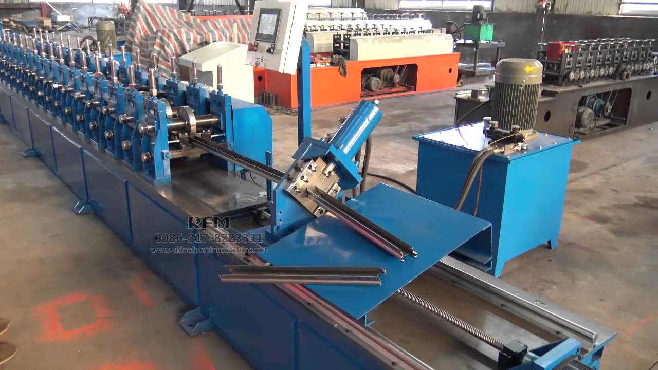 Good production step ladder roll forming machine - YouTube