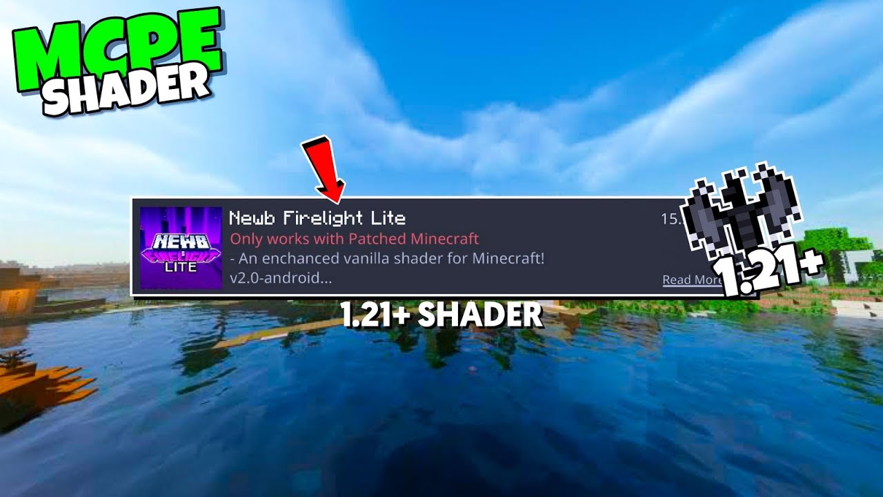 Newb Firelight lite Shader for Minecraft Pe 1.21.23 || Best Bsl Shader ...