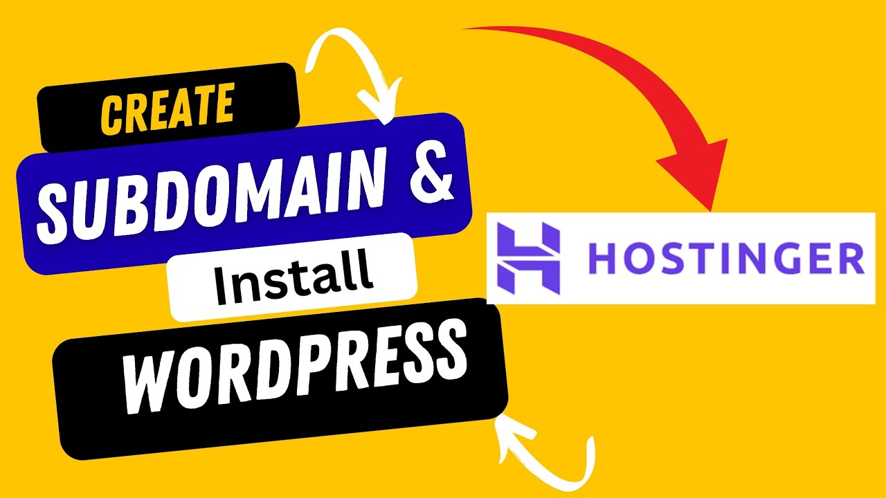 How to Create a Subdomain in Hostinger and Install WordPress (Step by Step) | Hostinger Tutorial ...
