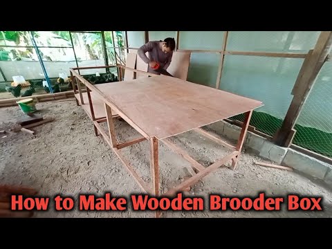 How to Make Wooden Brooder Box | DIY | Tagalog | Free Range Chicken ...