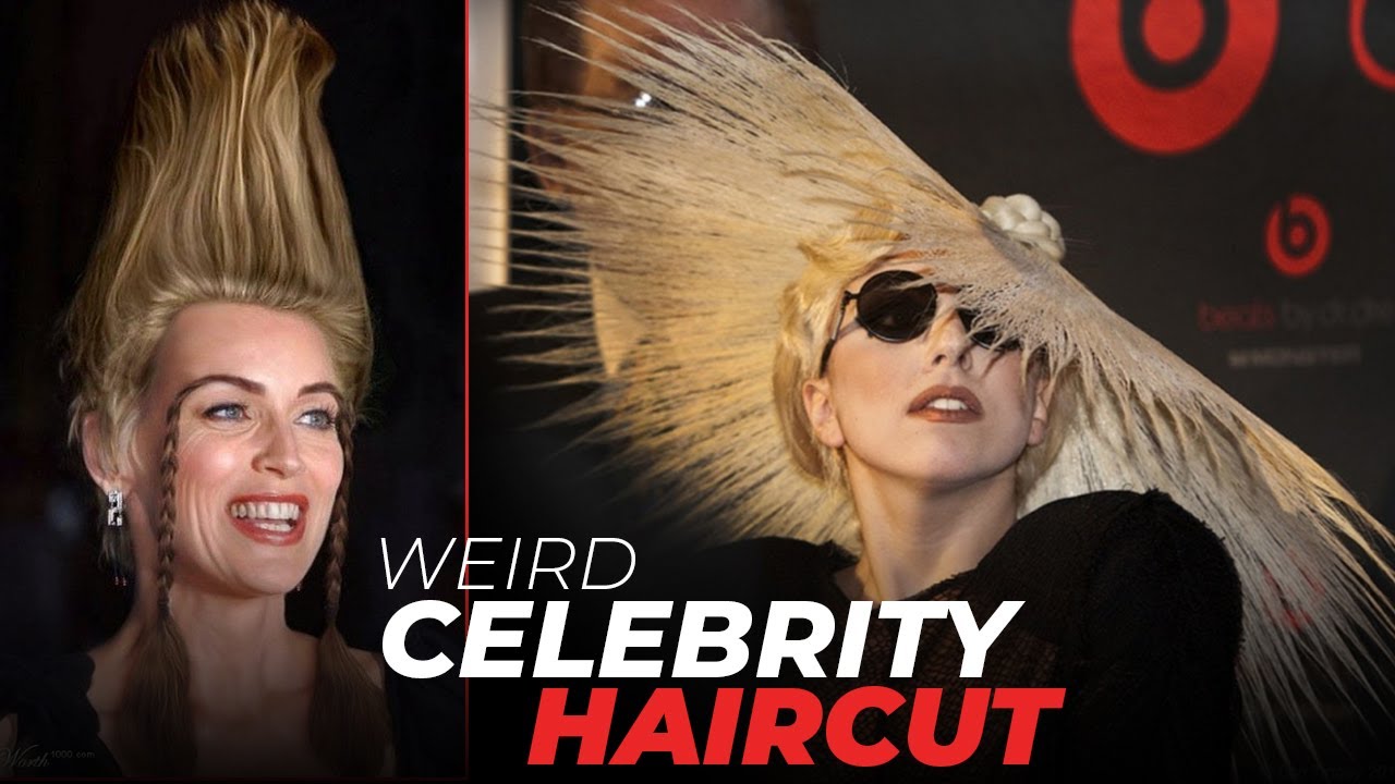 TOP 10 WILDEST FEMALE CELEBRITY HAIRCUTS - YouTube
