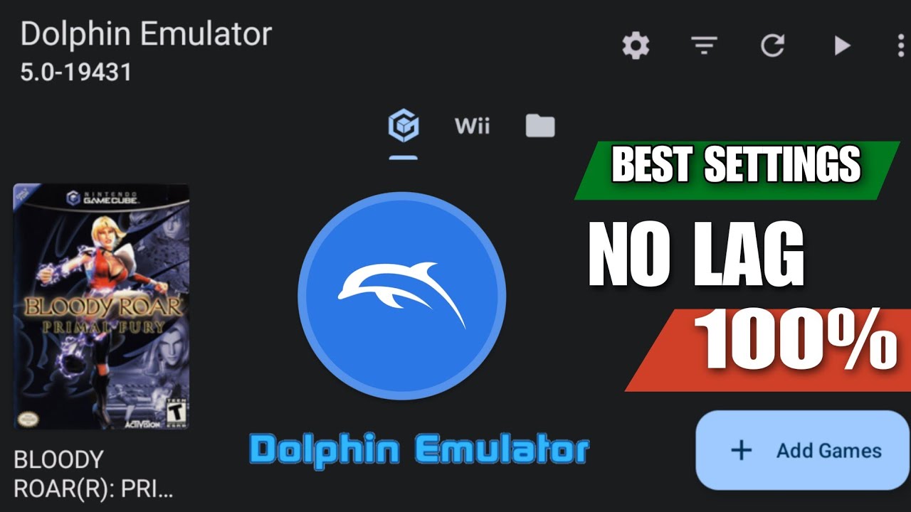 DOLPHIN EMULATOR ANDROID | BEST SETTINGS 2023 NO LAG | SMOOTH GAMEPLAY ...
