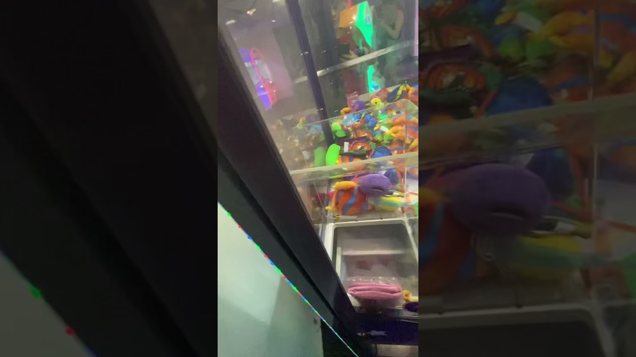 Fish Claw Machine Win! - YouTube