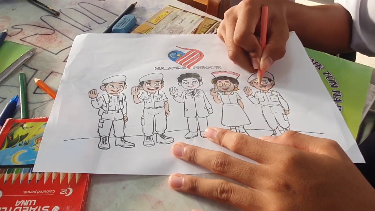 Download Lukisan Poster Mewarna Malaysia Prihatin 2020 Pics | Prihatinblogs