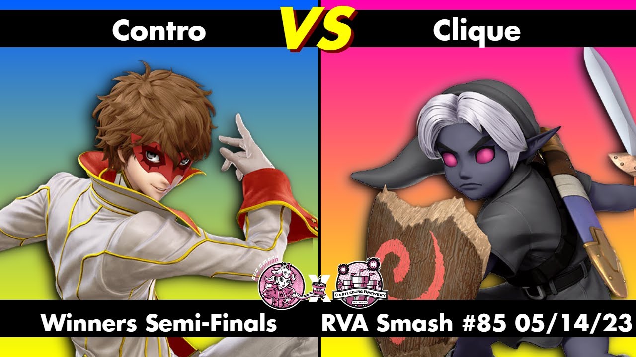 RVA Smash #85: Contro (Joker) vs Clique (Young Link) | Winners Semis ...