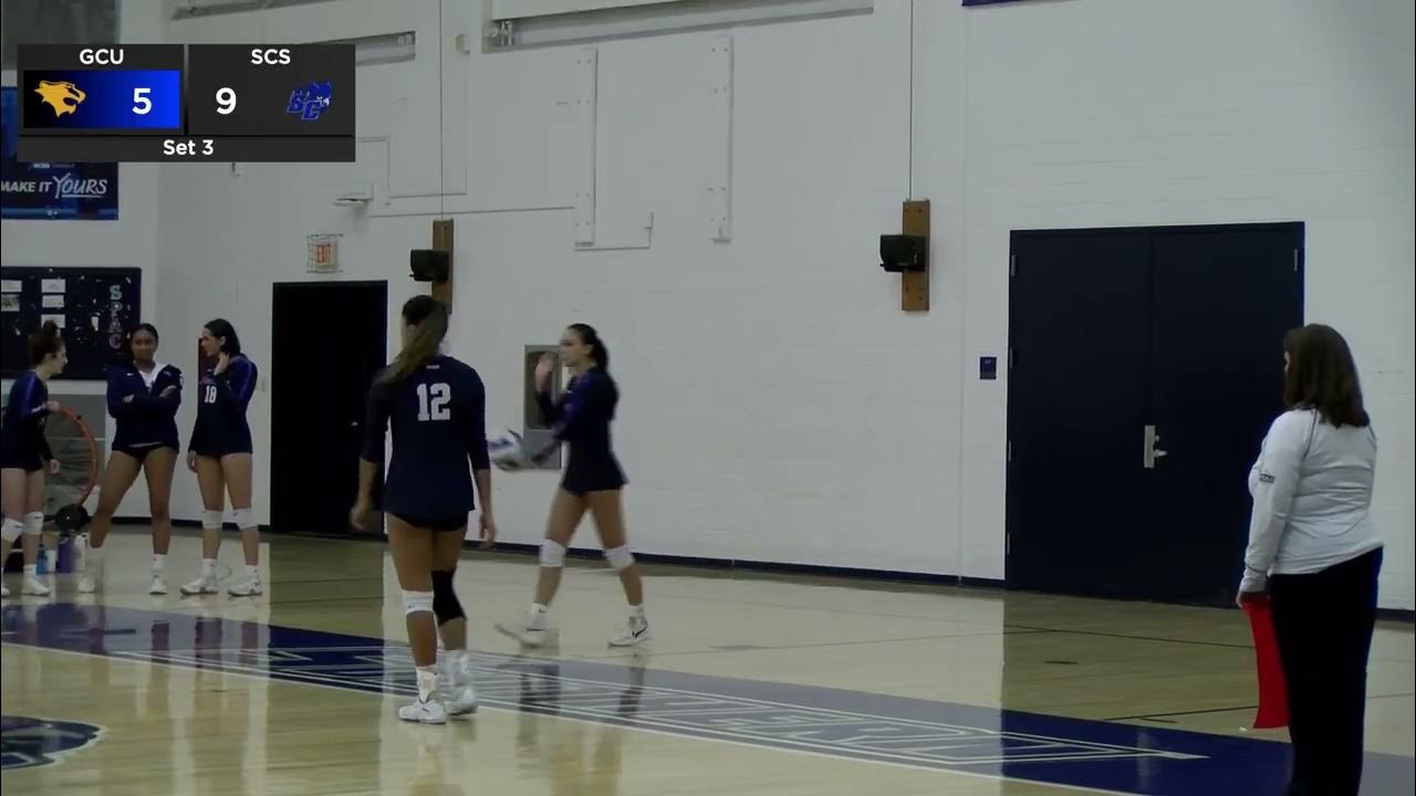 SCSU Volleyball vs Georgian Court - YouTube