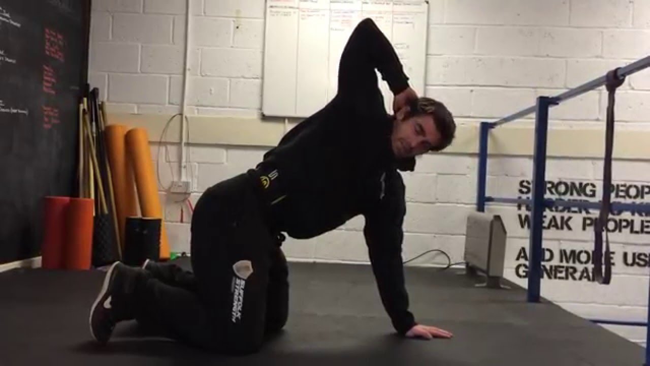 warm up - thoracic spine mobility [2] - Suffolk Strength Academy - YouTube
