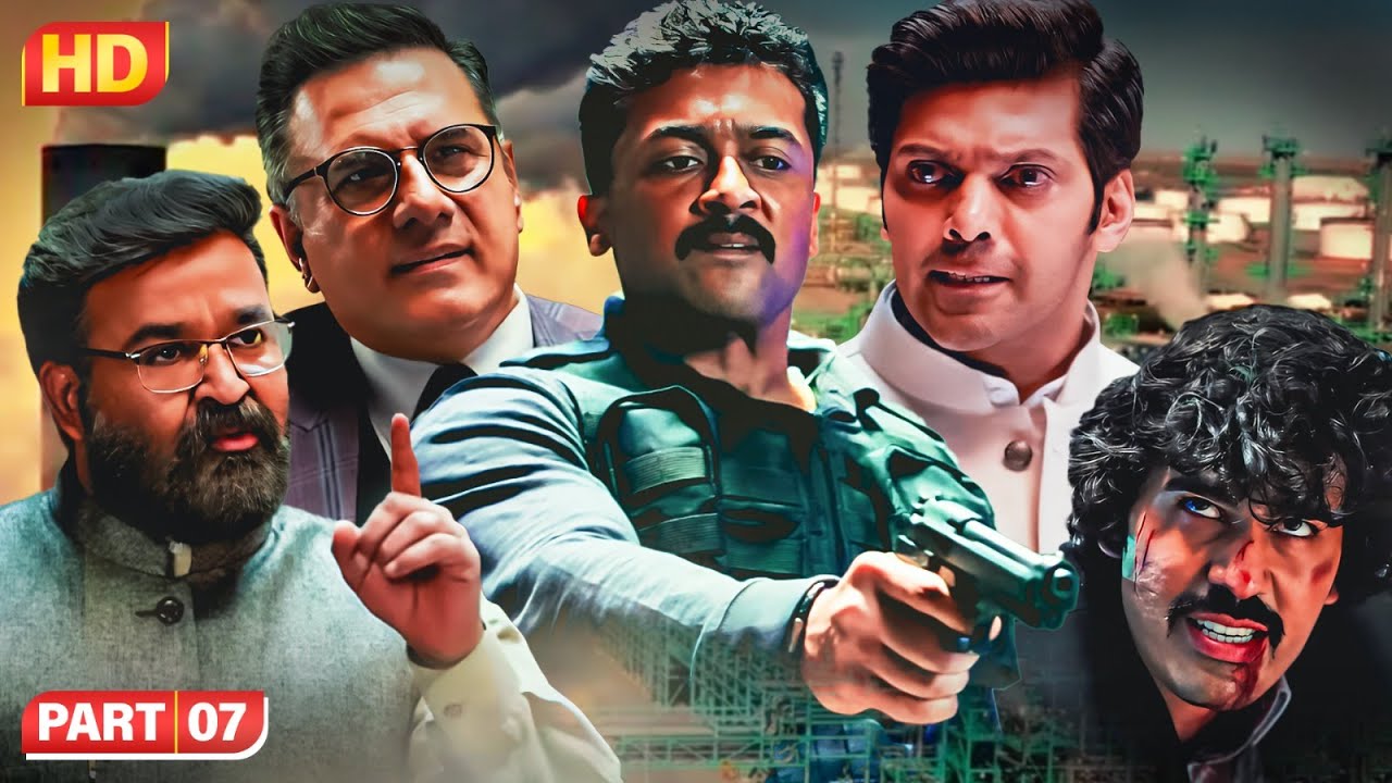 Rowdy Rakshak Hindi Movie - Uncut Part - 7 - Surya - Mohanlal - Surya ...