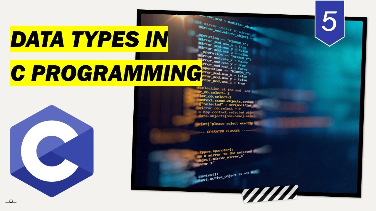 Data types in C programming language || C programming full course for ...
