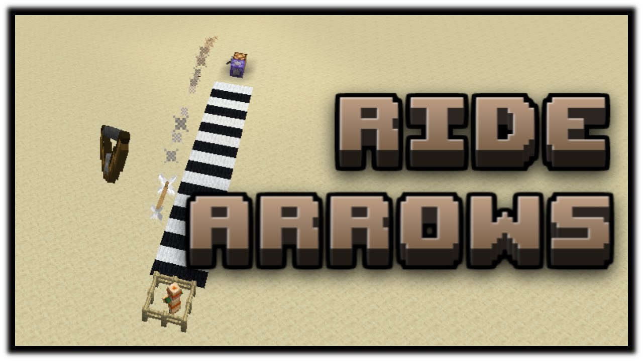 Ride Arrows with One Command in Minecraft [1.19.4+] - YouTube