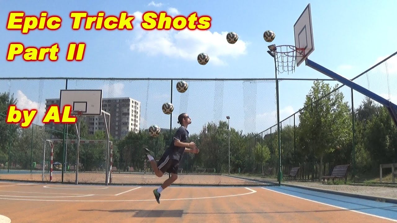 Precizie incredibila cu mingea Epic Trick Shots part 2 AL Romania 2014 ...