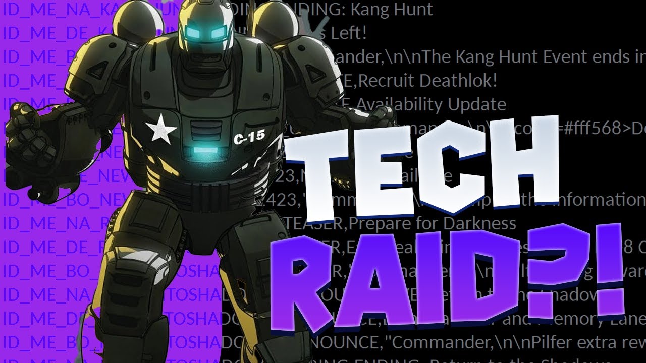 [Datamine] 5 NEW Characters! Potential New Tech Raid Team?! - Marvel ...